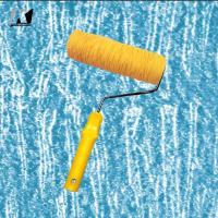 China OEM 7 Inch Patterned Paint Roller Synthetic Leather for Wall Texture Decoration for sale