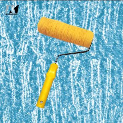 China OEM 7 Inch Patterned Paint Roller Synthetic Leather for Wall Texture Decoration for sale