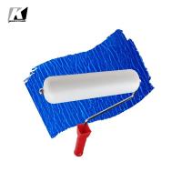 China White Stencil Pattern Texture Roller 9 Inch Wall Paint Roller for Decorative Art Painting for sale