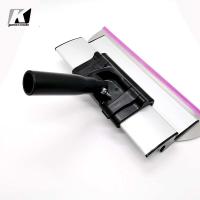 China Rubber Drywall Skimming Blade 15x8.5cm ABS Handle Adapter for Wall Painting for sale