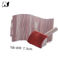 China 2.5 Inch Wood Grain Painting Tool Brush Anti Erosion Rubber Decoration for sale