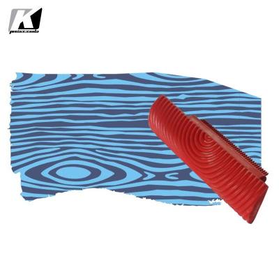 China 6 Inch Wood Grain Rubber Painting Tool for DIY Wall Decoration Texture Effect for sale