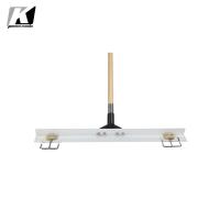China 600mm Stainless Steel Notched Squeegee for Epoxy Floor Coating Serrated Rubber Blade for sale
