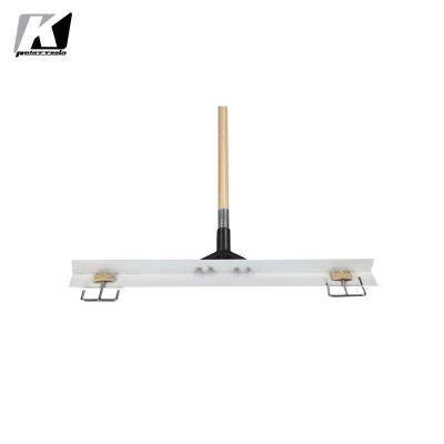 China 600mm Stainless Steel Notched Squeegee for Epoxy Floor Coating Serrated Rubber Blade for sale