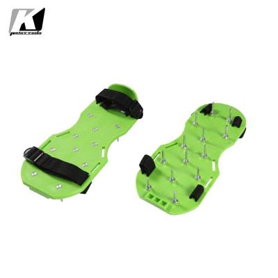 China 1.0x4.6cm Lawn Aerator Sandals Plastic Spiked Shoes for Lawn Aeration and Epoxy Floor Painting for sale