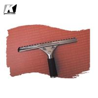 China Rustproof Rubber Painting Squeegee 1 Inch Reusable Texture Comb with Plastic Handle for sale