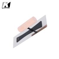 China 300x83x0.3mm Stainless Steel Plastering Trowel Ultraportable Finishing Tool for Venetian Plaster for sale