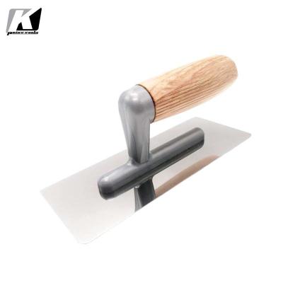 China Rustproof Stainless Steel Plastering Float 200x80x0.7mm with Wood Handle for sale