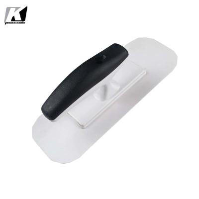 China Antiwear Flexible Plastic Finishing Trowel 237x89x7mm White Color Multipurpose for sale