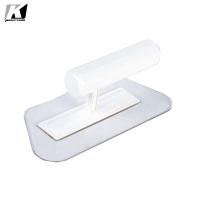 China OBM Practical Plastic Finishing Trowel With Corner Transparent Blade for sale