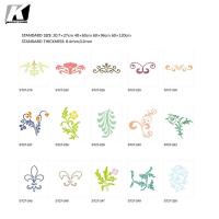 China PET Reusable Wall Texture Design Stencil , Adhesive Decorating Stencils For Walls for sale