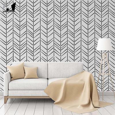 China Practical Stress Resistant Wall Texture Stencil For Painting Ultraportable for sale