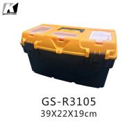 China ODM Ultraportable Professional Painter Tool Box 390x220x190mm Plastic Paint Tool Storage for sale