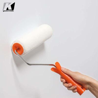 China 9 Inch High Density Fabric Paint Roller 10mm Nap Lightweight Synthetic Fiber for All Paints for sale