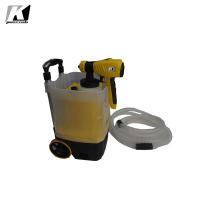China 1600W Electric Paint Sprayer Gun 0.10-33bar HVLP Trolley Type with 4 Nozzles 3 Patterns for sale