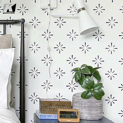 China Reusable PET Wall Stencil for Painting Durable Multiscene 1in Bristle for sale