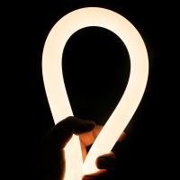 China 360 Degree Lighting LED Neon Tube DC24V 15W/M Flex Silicone LED Neon Light for sale