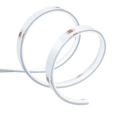 China DC24V Uniform RGB COB LED Flexible Strip Lights 180 Degree No Dots Lighting for sale