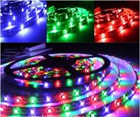 China High Lumen SMD 5050 RGB 12 Volt Led Light Strips Color Changing Led Strip Lights 14.4W/M for sale