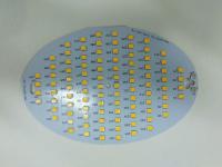 China Customized 24V 15W Warm White Elliptical LED Module With Heating Radiator for Booth Lighting for sale