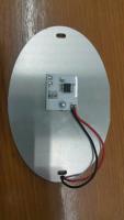 China Customized 24V 15W Warm White Elliptical LED Module With Heating Radiator for Booth Lighting for sale