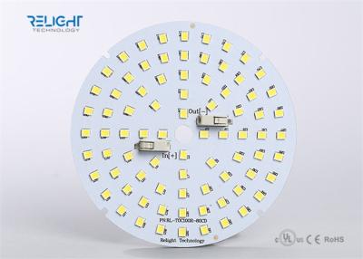 China 80 Pcs 33v Dc 2835 Smd Led Module , D88mm Round Pcb Led Downlight Module 6000k 100-130lm / W for sale