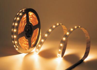 China Warm White IP65 4.8W/m SMD5050 Flexible LED Strip Lights for sale