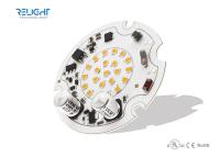 China AC 120 V Flicker Free Round Module with 9 W CRI 90 and 95 Lm / W for sale