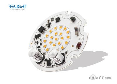 China AC 120 V Flicker Free Round Module with 9 W CRI 90 and 95 Lm / W for sale
