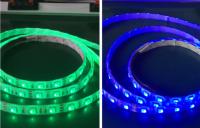 China DC12V/24V CCT2700K-6500K 60pcs/m PVC Material SMD 5050RGB LED Strip for sale