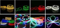 China Waterproof NEON LED Strip IP67 Flexible Led Neon Rope 19.2 Watts Input Power for sale