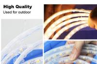 China Waterproof Flexible LED Strip Lights SMD5050 DC24V/12V CRI 90 2700-6500K No Flickering for sale