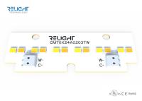 China Dual Color Linear Dimmable LED Module 120 Degee Beam Zhaga Board 70x24mm 1W for sale