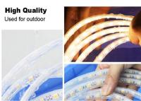 China Outdoor application Waterproof Ip68 SMD 5050 10 Meters Energy Saving White color Led Flexible Light Strip for sale