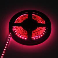 China Copper Material 5050 RGB LED Strip Flexible Pink Color 1000 X 10mm 24VDC for sale