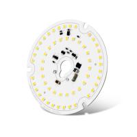 China Flicker Free Round AC Led Module D100mm 120V Aluminum PCB For Ceiling Light for sale