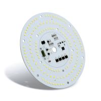 China Flicker Free Round AC Led Module D100mm 120V Aluminum PCB For Ceiling Light for sale