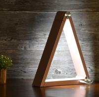 China 5 Level Brightness Triangle LED Office Lamp , Led Reading Light Wireless Charger Function for sale
