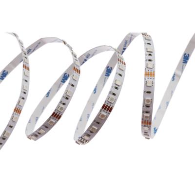China Dimmable waterproof 5050 RGB LED strip lights 5M / roll for outdoor lighting for sale