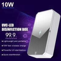 China Portable Foldable UV Sterilizer Lamp / Cell Phone Led UV Nano Sterilizer Box for sale