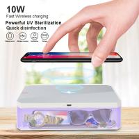 China Mobile Phone Wireless Charging 360 UV Sterilizer Lamp Desinfection Box For Money Jewlery for sale