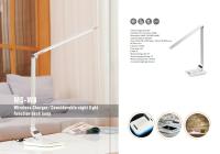 China Colorful RGB 5200K LED Night Lamp Wireless Charger Table LED Reading Lamp for sale