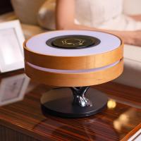 China 2700K Tree Desk LED Night Lamp 10W Wireless Charger Double Music Speaker for sale