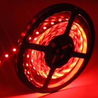 China Full color IC led strip 18w / m built - in IC 5050 Flexible LED Strip Lights with 3m tape on the back for sale