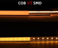 China IP20 Flexible LED Strip Lights 4mm Width 400CHIP Dotless Flexible COB LED Strip for sale