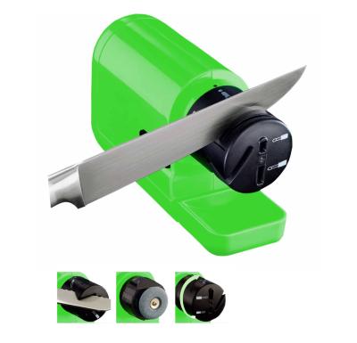 China Multifunctional Kitchen Knife Sharpener Scissors Sharpening Tool with Secure Suction Pad for sale