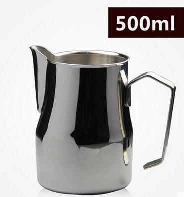 China 500ml Stainless Steel Coffee Garland Cup for Latte Art Milk Tea Espresso for sale