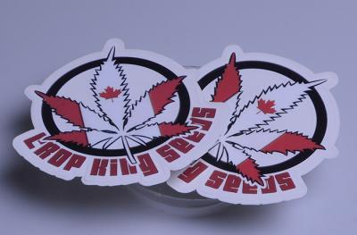 China Customized outdoor use UV resistant die cut decal sticker individual sheet for sale
