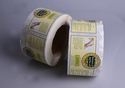 China Printing custom waterproof adhesive sticker labels for bodywash bottle packaging for sale