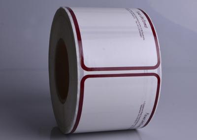 China Print custom self adhesive paper printable shipping tracking labels for sale